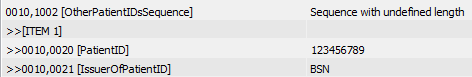 Mapping a patient ID from the Other Patient IDs Sequence tag [0010,1002] to a custom tag, based ...